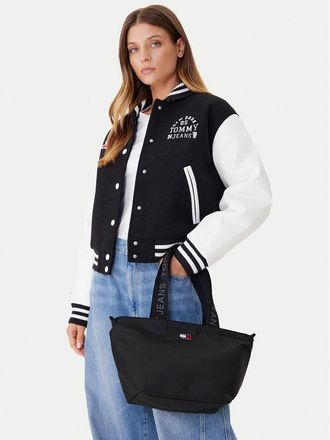 Tommy Jeans Handtasche Tjw Ess Daily Mini Tote AW0AW17890 Schwarz