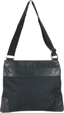 Gucci Pre-owned 161822 Pochette Sac Cabas - Homme - Pre-owned - Noir - Taille: ONE Size