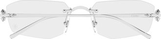 Cartier Ct0683O Optisches Gestell - - Accessories - unisex - Wei&szlig; - 56 MM
