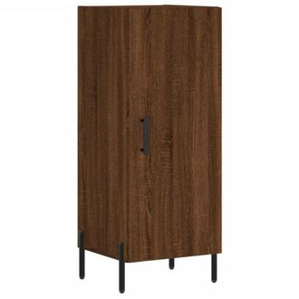 vidaXL Sideboard Braun Eichen-Optik 34,5x34x90 cm Holzwerkstoff Vidaxl