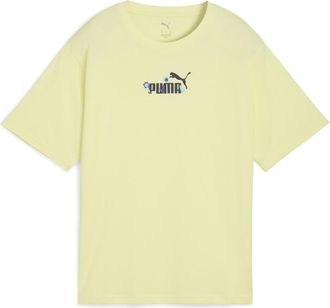 Puma Damen Essentials Nature 2.0 Relaxed T-Shirt M, Gold Moon Yellow
