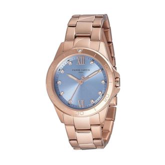 Pierre Cardin Femme, Accessoires, Rose, Taille: ONE Size Montre habill&eacute;e en acier inoxydable