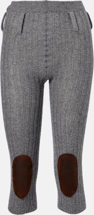 Prada Caprihose aus Wolle und Kaschmir