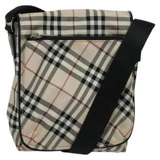 Burberry Pre-owned Nylon sacs-ports-paule - Femme - Pre-owned - Beige - Taille: ONE Size