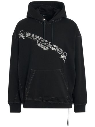 MASTERMIND WORLD hoodie en coton à imprimé - Noir