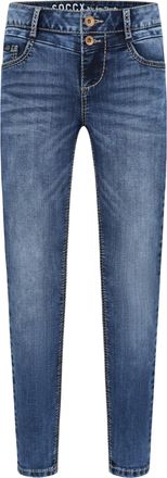 soccx Damen Jeans MI:RA Slim Fit Dark Stone Used, 29