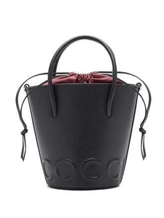Coccinelle Myrtha Maxi Logo Beuteltasche - Schwarz