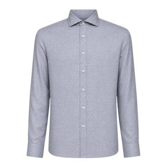 Brunello Cucinelli Homme, Chemises, Gris, Taille: M Casual Chemises