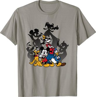 Disney Mickey Mouse And Friends Scary Shadows Halloween T-Shirt