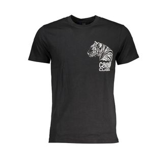 Cavalli Tigerkopf T-Shirt Kurzarm Rundhalsausschnitt