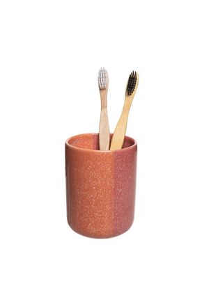Tranquillo Zahnb&uuml;rstenhalter Industrial terrakotta, 8 x 8 x 10,5 cm
