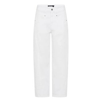 Marc Aurel High-waist Cropped Jeans - - Jeans - Damen - Wei&szlig; - XS