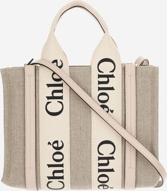 Chlo&eacute; Petit sac fourre-tout en lin Woody