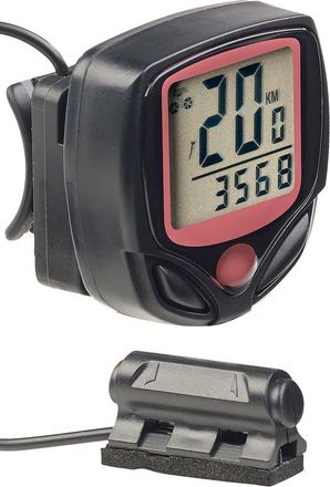 Pearl Sports Fahrradtacho: Digitaler 15in1-Fahrrad-Computer mit LCD-Display & Radsensor, IP44 (Fahrradtachometer, Kilometerzähler, Fahrradcomputer Tacho)