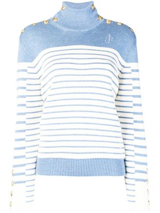 J.W.Anderson Pullover mit Stehkragen - Blau