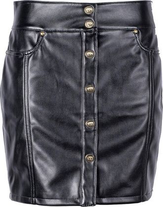Chiara Ferragni Lederrock - Schwarz