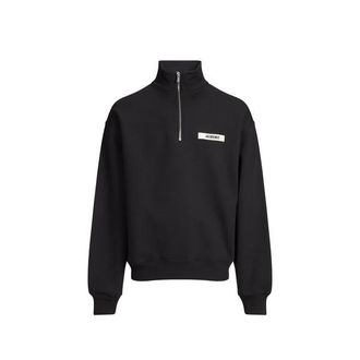 Jacquemus Sweat &agrave; col zipp&eacute; camionneur Gros Grain en coton