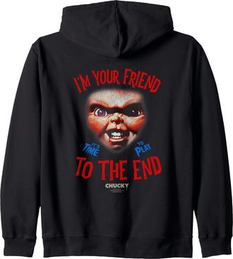 Chucky Im Your Friend Quote Kapuzenjacke