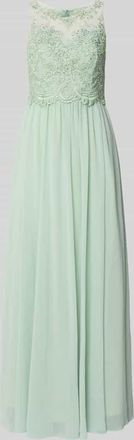 Laona Abendkleid mit floralem Spitzenbesatz