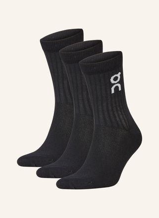 On 3er-Pack Sportsocken schwarz