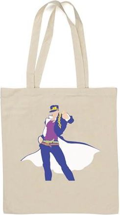 Generic ANIME 77 Sac fourre-tout en coton naturel Blanc