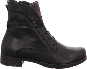 Think Stilvolle Leder Stiefeletten - - Shoes - Damen - Schwarzk - 37 EU