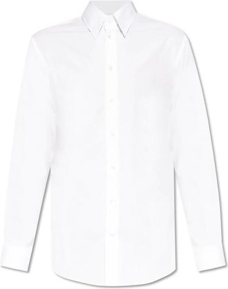 Emporio Armani Homme, Chemises, Blanc, Taille: L Chemise en coton