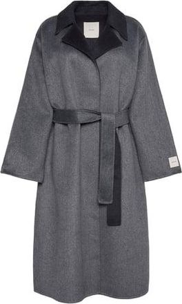 Calvin Klein Trench long en laine m&eacute;lang&eacute;e
