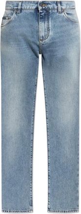 Dolce & Gabbana Homme, Jeans, Bleu, Taille: XL Jeans &agrave; effet vintage