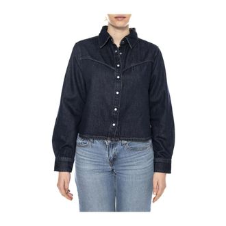 Levi's Damen, Blusen & Hemden, Blau, MGr&ouml;&szlig;e