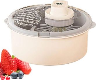 Generic Bol rotatif pour fruits et l&eacute;gumes, manuel ou &eacute;lectrique, multi-usages, efficace pour la maison, le lavage des aliments, pour homme et femme