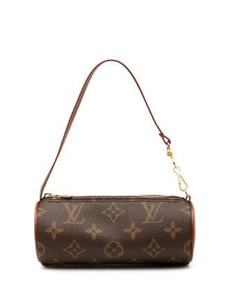 Louis Vuitton 1990-2020 Monogram Papillon Pochette Handtasche - Braun