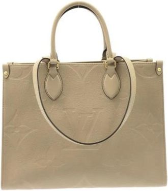 Louis Vuitton Sac &agrave; main Monogram Empreinte Pre-owned - Femme - Pre-owned - Beige - Taille: ONE Size