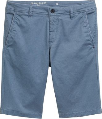 Tom Tailor Slim Chino Shorts, beige Triangle Print, 28