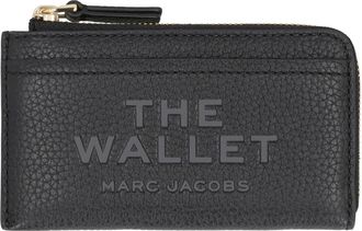 Marc Jacobs Femme, Accessoires, Noir, Taille: ONE Size The Top Zip Multi Wallet Leather