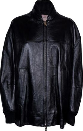 Circus Hotel Femme, Vestes, Noir, Taille: 34 FR Bomber Oversize Jacket