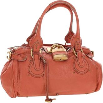 Chlo&eacute; Sac &agrave; main en cuir doccasion - Femme - Pre-owned - Orange - Taille: ONE Size