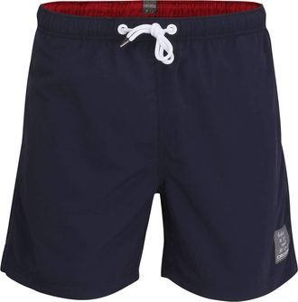 Ceceba Herren Badehose, Schwimm-Hose, Beachhose, Polyamid, Popeline Navy, Uni 3XL