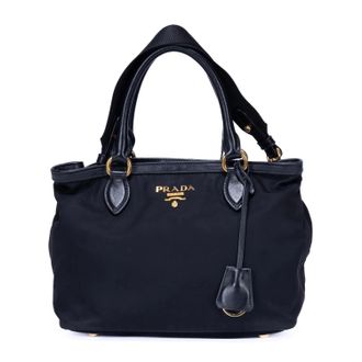 Prada Crossbody Bags - Tessuto 2Way Tote - Gr. unisize - in Schwarz - f&uuml;r Damen