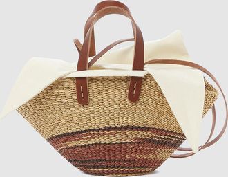 Muu&ntilde; Panier Mini Pacha Brown-Tan