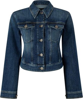 Pinko &Uuml;bergangsjacke PINKO GANIMEDE GIUBBINO. BLUE SHADOW DENIM GIUBBINO