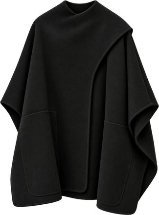 Meimeij Oversized Cape - - Jackets - Damen - Schwarzk - XS