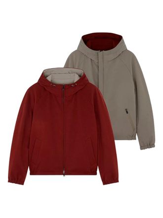Paul & Shark veste r&eacute;versible &agrave; capuche - Rouge