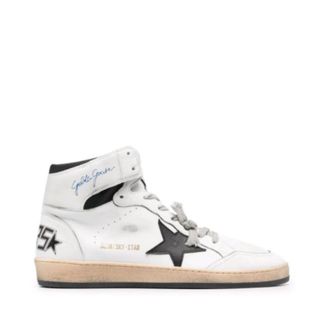 Golden Goose Femme, Chaussures, Blanc, Taille: 41 EU Sky Star Baskets Style Coll&egrave;ge High-Top
