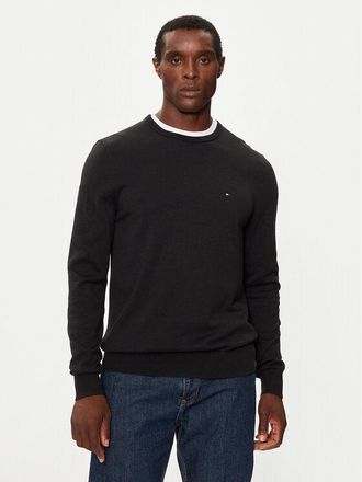 Tommy Hilfiger Pullover Essential MW0MW14748 Schwarz Regular Fit
