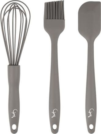 Lurch Flexi Starter Tools 3er Set, Teigschaber, Pinsel, Schneebesen, backen, Basis-Set