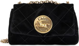 Chloé Velvet Small Heritage bag
