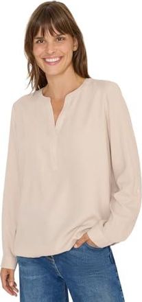 Cecil 3411877 Chemisier de Couleur Unie, Oat Milk Beige, XL Femmes