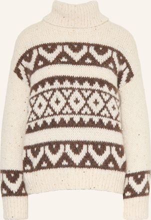 PESERICO Peserico Rollkragenpullover Mit Alpaka Und Pailletten beige