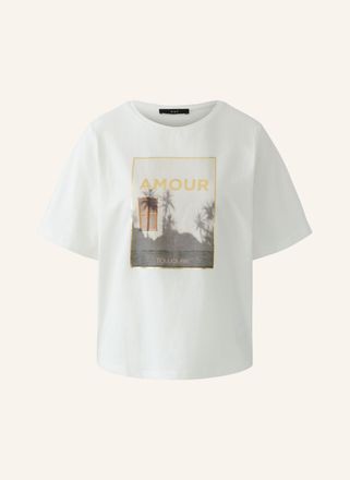 Oui T-Shirt weiss